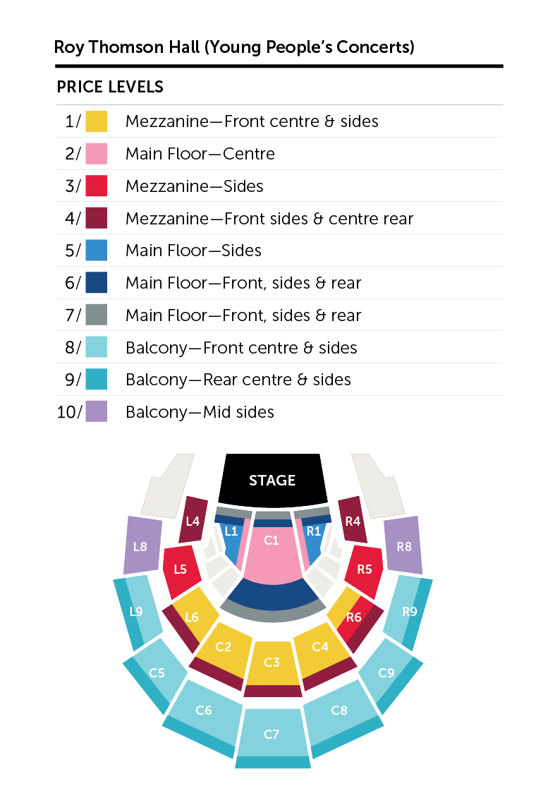 Seating Maps - Toronto Symphony Orchestra
